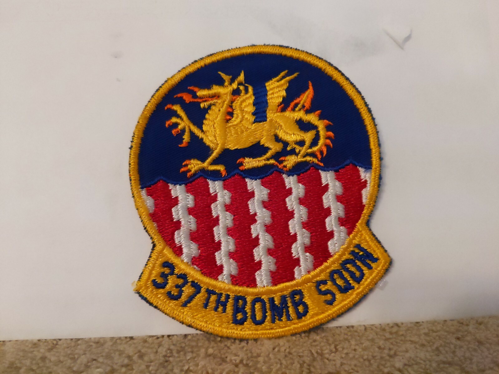 US Air Force Patch 337 Bombardment Squadron Color Patch | eBay