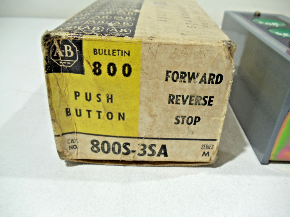 AB Bulletin 800S-3SA Push Button Station M Series | eBay