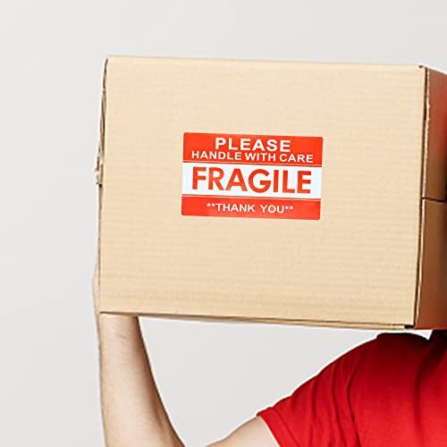 3x5 Inch Fragile Stickers Roll Adhesive Warning Labels for Shipping Box ...
