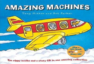 Amazing Machines x 10 Book Slipcase by Mitton, Tony Book The Cheap Fast ...