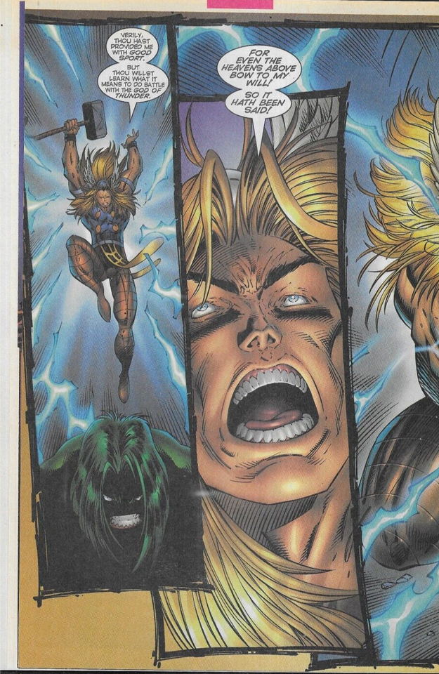 Avengers Comic 5 Cover A Rob Liefeld First Print 1997 Jeph Loeb ...