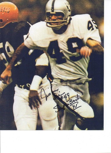 Mike Siani Oakland Raiders Signed 8x10 Photo | eBay