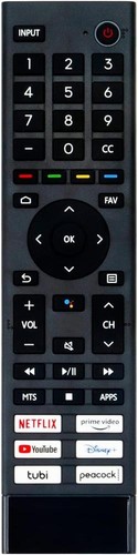 ERF3J80H Replacement Voice Remote fit for Hisense 4K UHD Android Smart ...