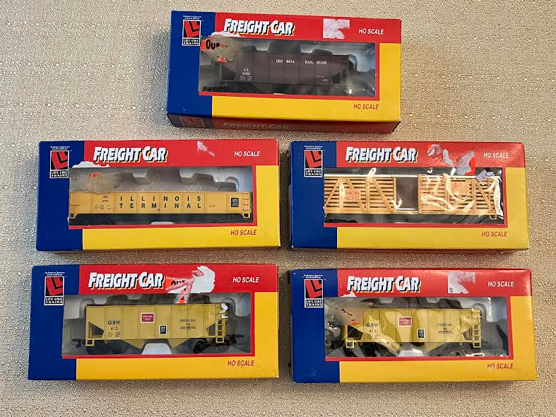 Lot of 5 Vintage Life Like Train Cars - HO Scale-Preowned in Boxes | eBay