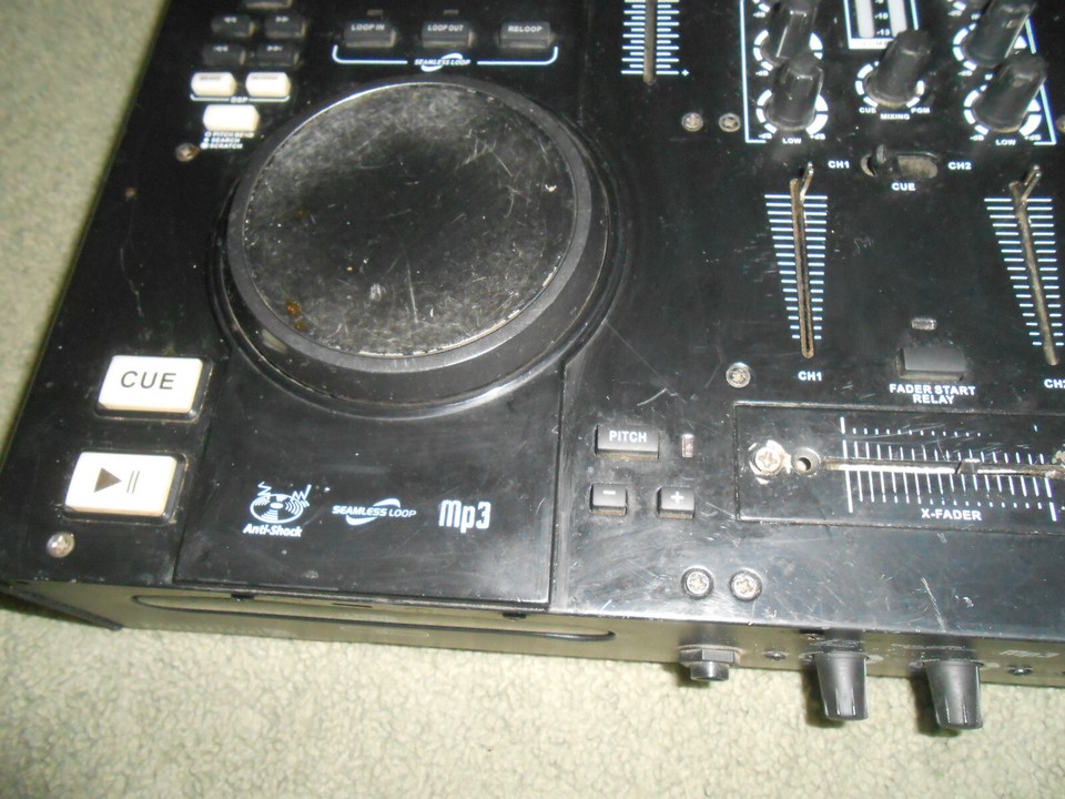 Edison Scratch 2500 Professional Dual CD Audio Mixer (NOT WORKING, FOR ...