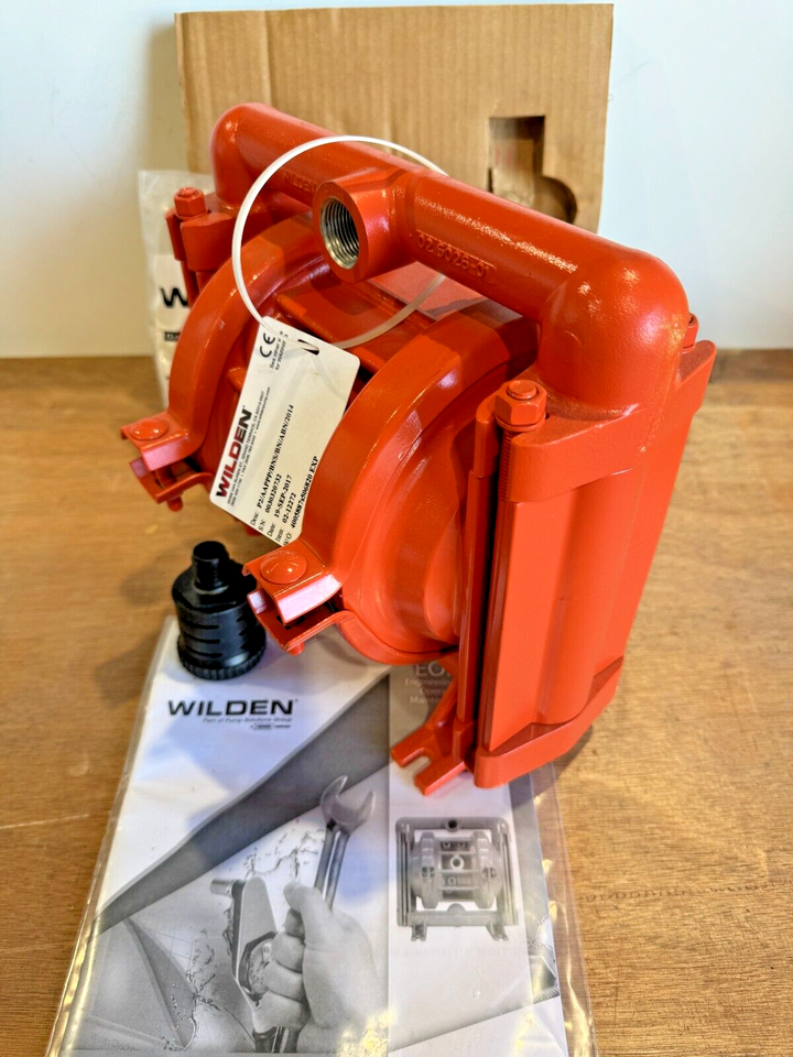 WILDEN P2 1" Air Operated Double Diaphragm Pump - Alum Body / Buna-N ...