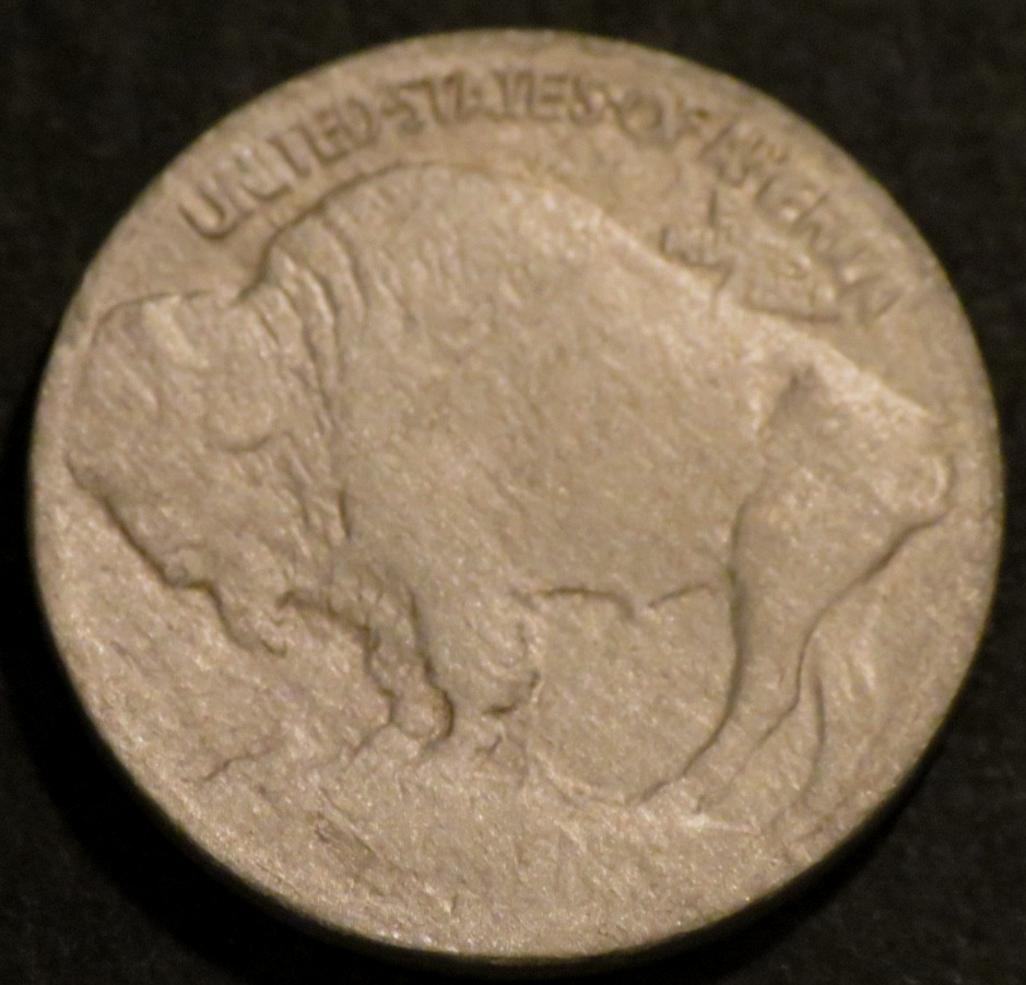 1913 S Type 1 T1 Buffalo Nickel Semi-Key Date Holo-Restored Five 5c ...