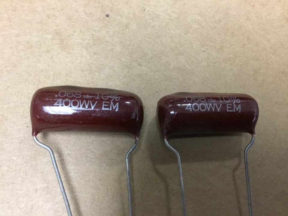 2 PC EL MENCO .068uF 400V 10% Capacitor | eBay