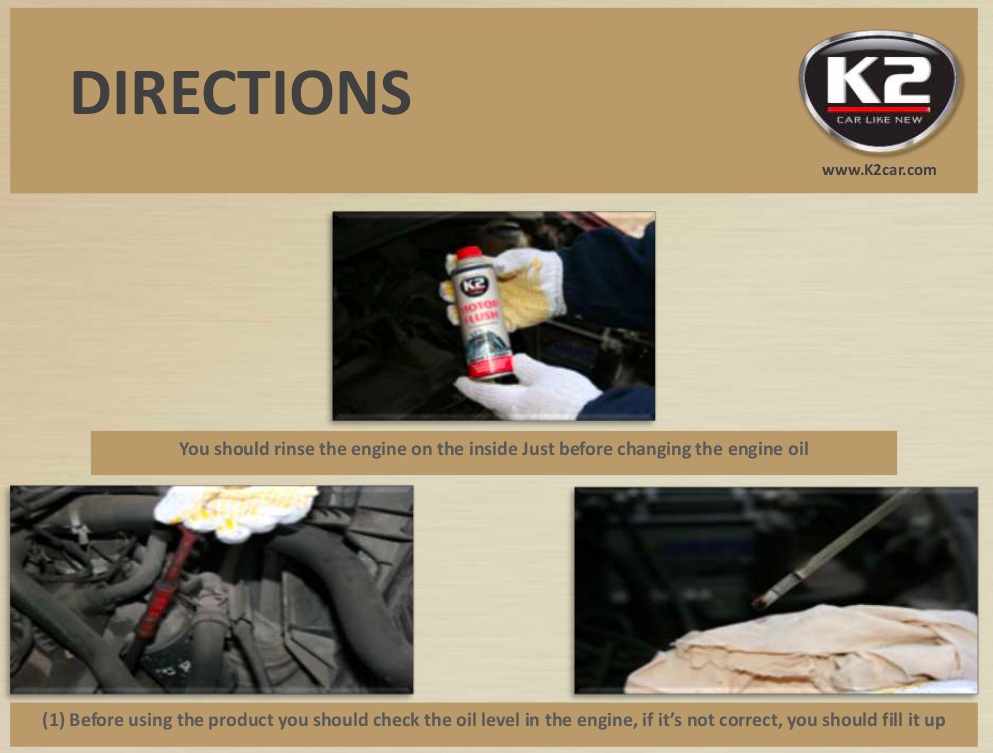2 x K2 MOTOR ENGINE FLUSH Cleans Engines Internally Flushing Oil ...