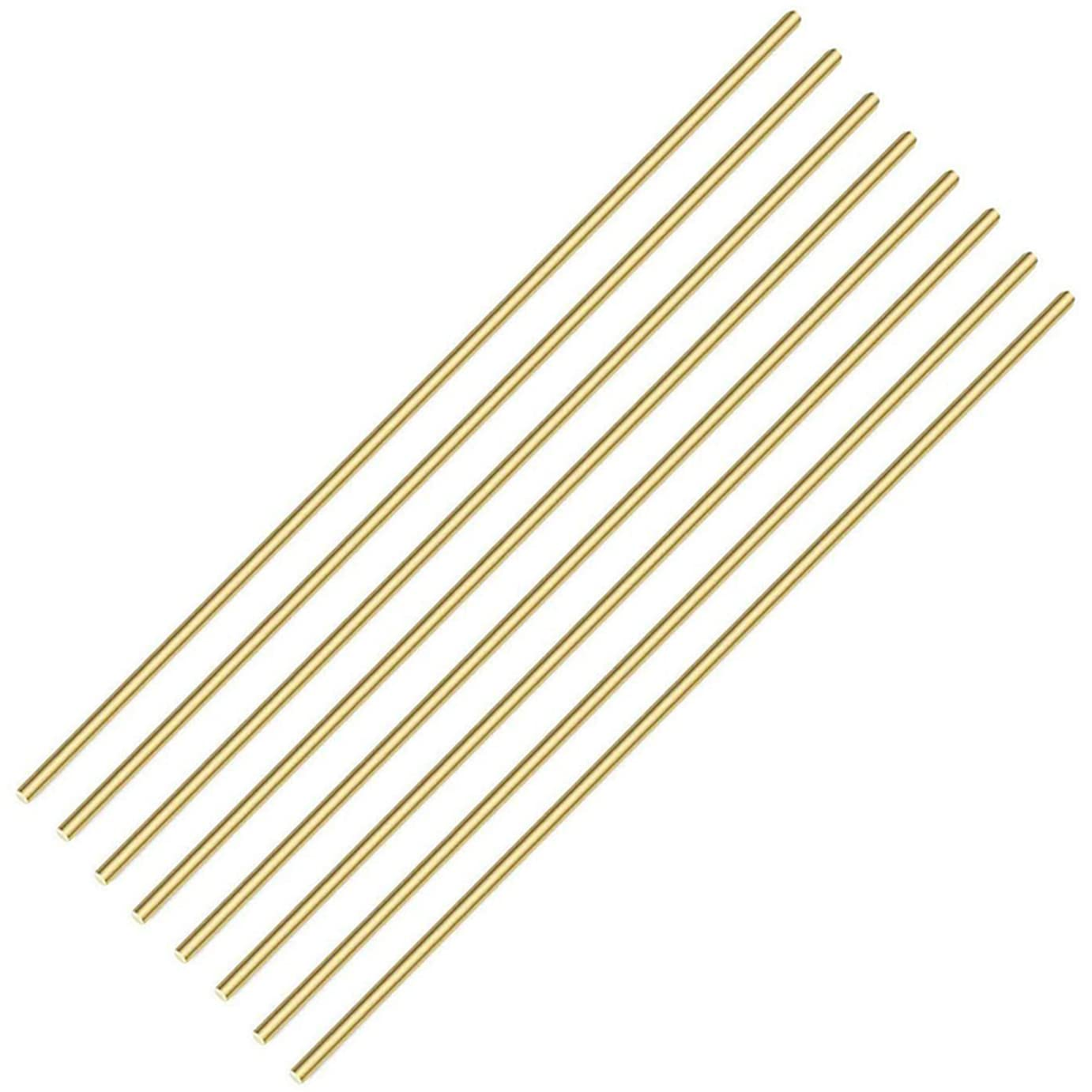 8 Pcs 4mm 5 32 Inch Solid Round Brass Rod Lathe Bar Stock Kit NEW