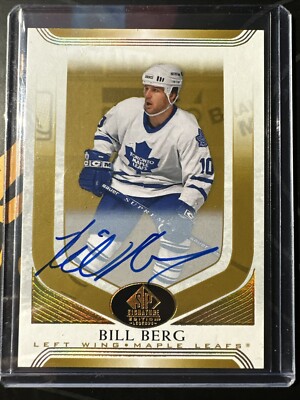 2020-21 SP Signature Edt. Legends Autograph # 155 Bill Berg Auto | eBay
