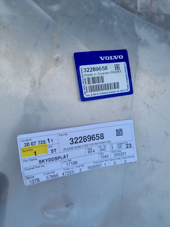 Genuine Volvo XC90 Front Engine Protection Plate - Part No. 32289658 | eBay