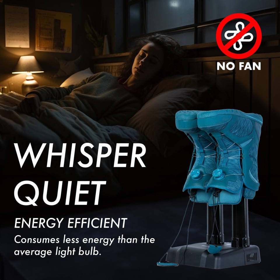 Quiet Boot Dryer - Fanless, Energy-Efficient Shoe Dryer for Outdoor Enthusias... | eBay