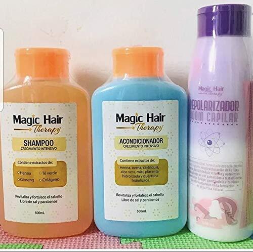 Magic Hair Therapy Shampoo, Acondicionador Crecimiento Intensivo y ...