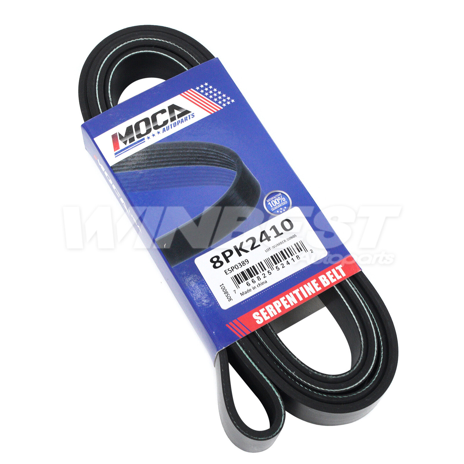 EPDM Serpentine Belt for 08-21 Toyota Tundra Sequoia Land Cruiser Lexus ...