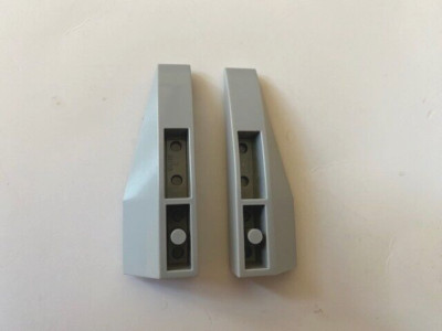 LEGO Parts: Inverted Wedge SET, Cockpit, 2x6, Lgt Bl Gray, Prt #'s ...