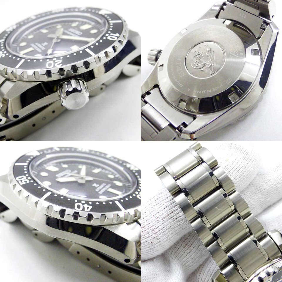 AUTH SEIKO WATCH PROSPEX MARINEMASTER SBDX065 8L35-01Z0 AUTOMATIC SS ...