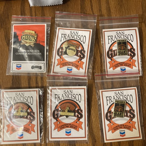 SF GIANTS PINS FROM 88,89,90 LOT OF 6 | eBay