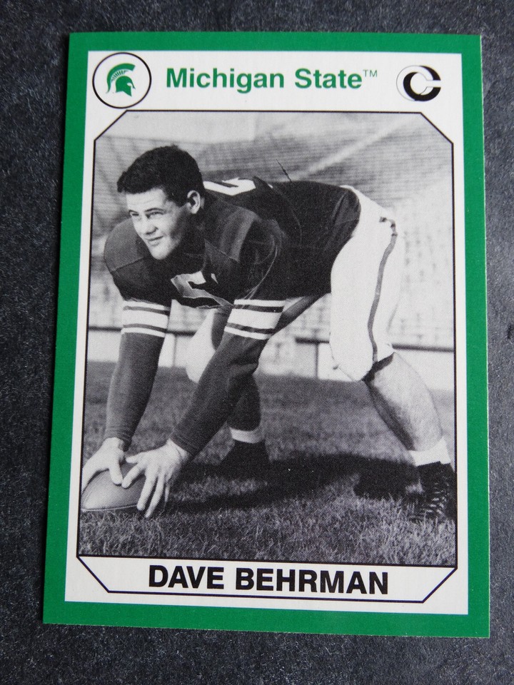 1990 Collegiate Collection Michigan State Football Card Complete Your ...