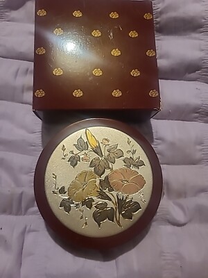 Vintage Avon IMARI Treasure Cache Circle Trinket Box New Old Stock | eBay