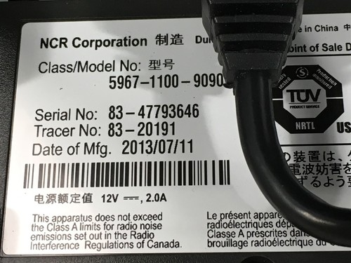 NCR RealPOS 5967-1100-9090 TouchScreen POS Display for sale online | eBay