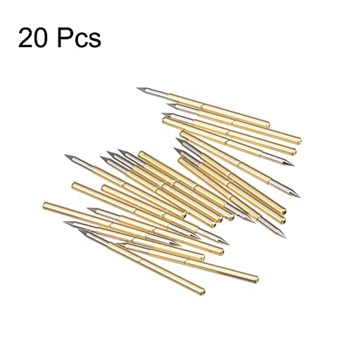 Spring Test Probe Pin 20pcs 1.7mm Tip 33.35mm For Pcb Board Testing ...