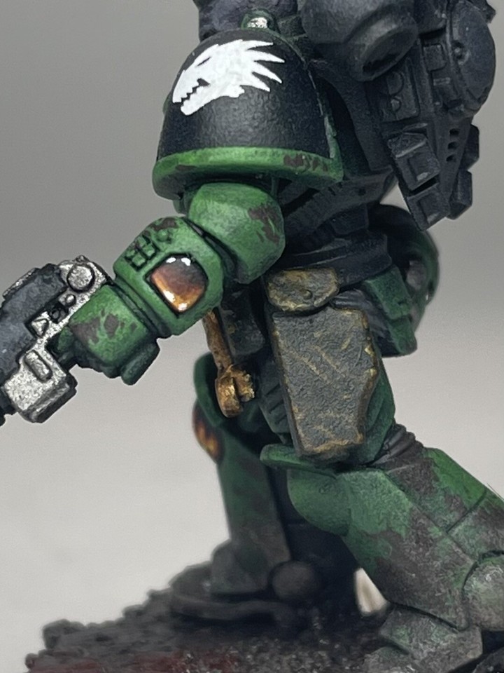 Salamanders Lieutenant Pro Painted Dark Imperium Warhammer 40K | eBay