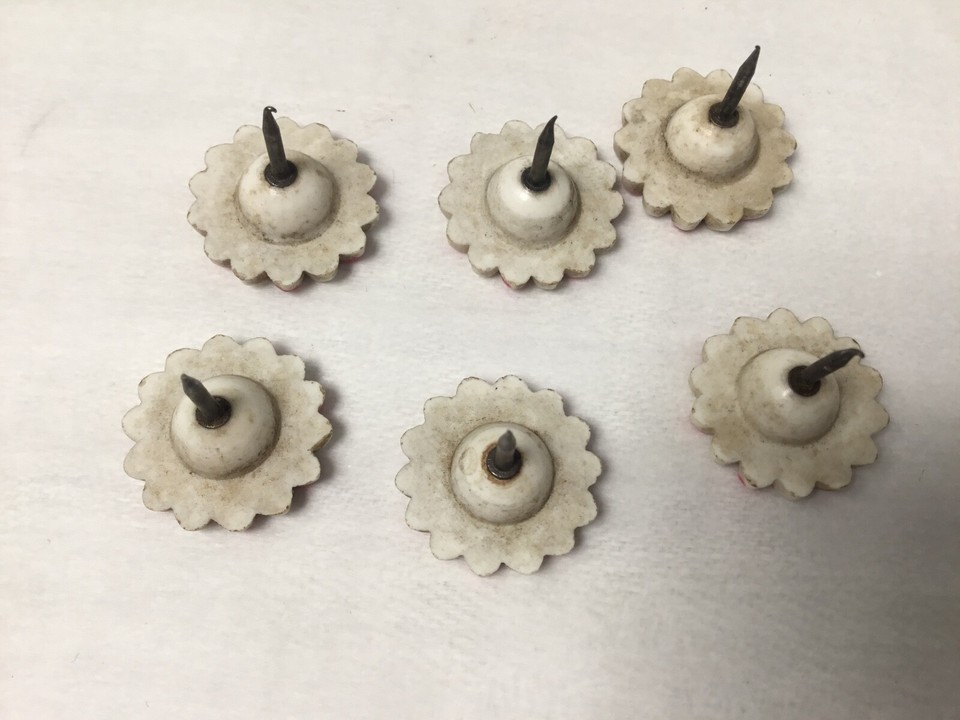 Vintage Curtain tie back push pins | eBay