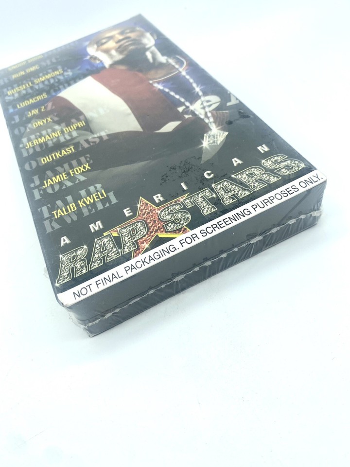 American Rap Stars VHS 2002 SEALED Screener Promo LUDACRIS SNOOP TALIB ...