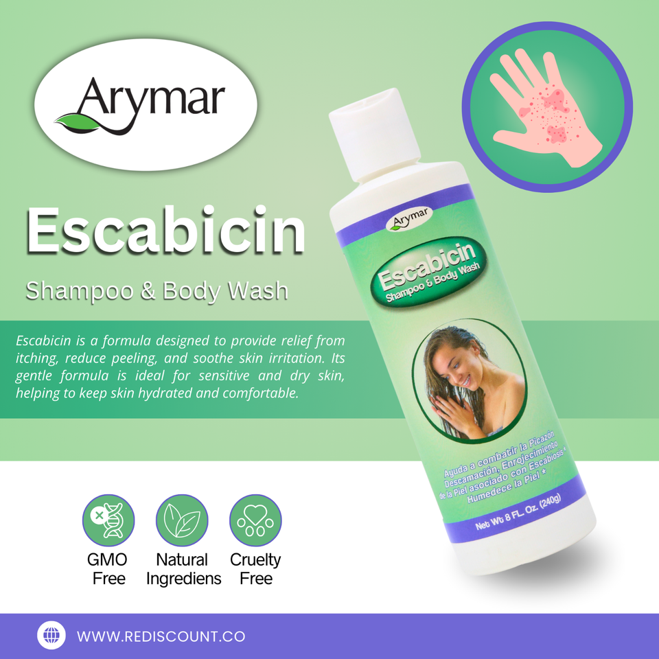 Arymar Escabicin Shampoo & Bodywash Fights Scabies - 8 oz | eBay