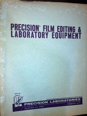 MANUAL Sales Precision Film Editing & Laboratory Equipment Brooklyn NY ...