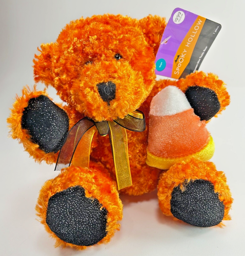 Dan Dee Orange Bear Plush with Candy Corn Halloween 2004 JoAnn Spooky ...