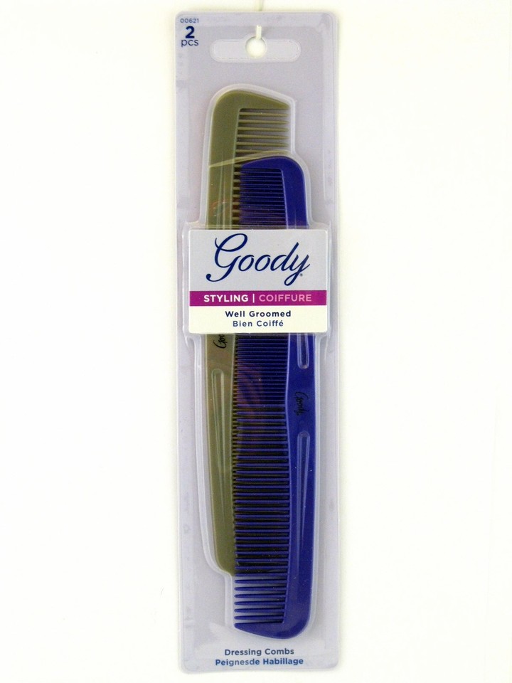 GOODY 7" STYLING HAIR COMBS - 2 PCS. (00621) | eBay
