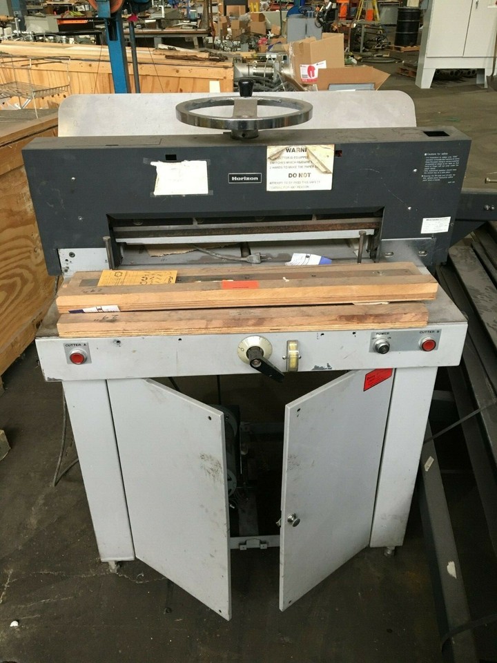HORIZON PC-64 PAPER CUTTER - 120VAC, 25 inch Max Width Cutting | eBay