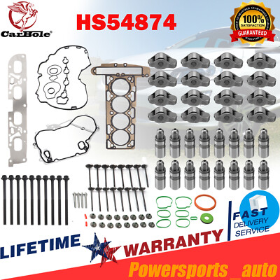 Head Gasket Set & Seals +Rocker Arms &Valve Lifters Kit For Ecotec ...