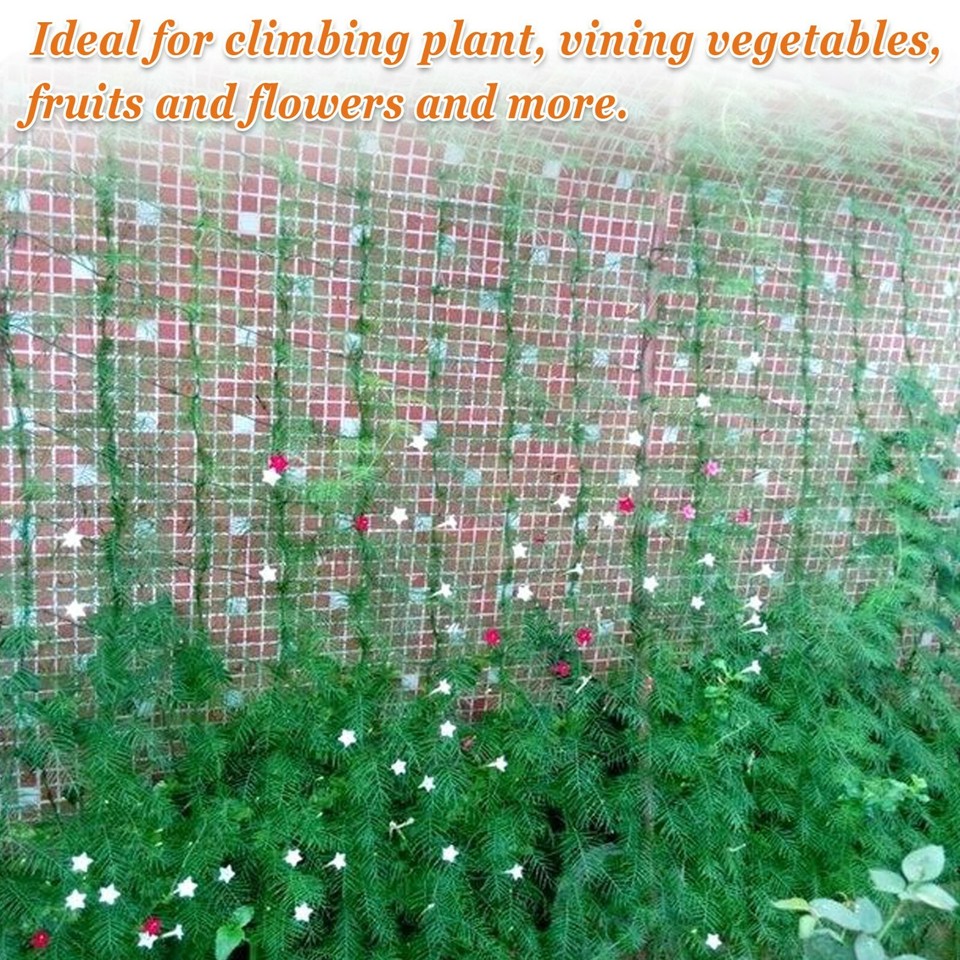 3 to 20ft Stronger Trellis Netting Support Net for Climbing Plants Grow ...