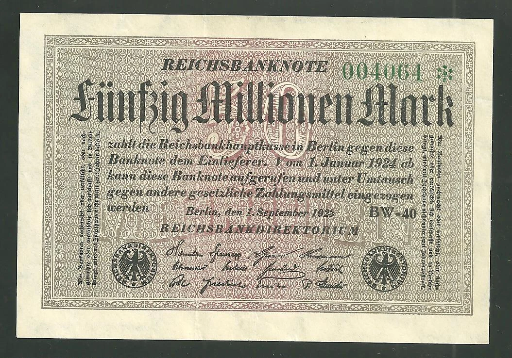 Hyperinflation 1923