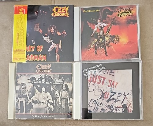 OZZY OSBOURNE Japan Import CD LOT Diary Madman Mini lp REST WICKED ...