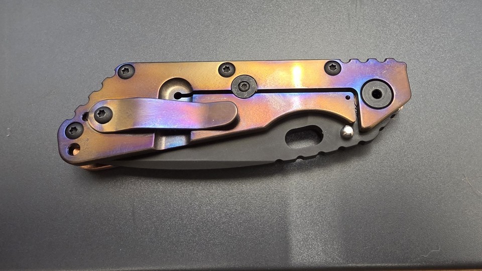 Strider Knives SMF Copper DLC Magnacut Knife. Cu Gg Hybrid GG | eBay