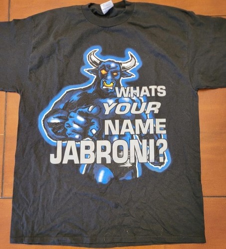 WWF THE ROCK WHATS YOUR NAME JABRONI? vintage T-Shirt size XL pre owned ...