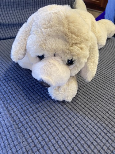 FAO Schwarz Brown Puppy Dog Plush Tan Lab Irish Setter Stuffed 14 ...