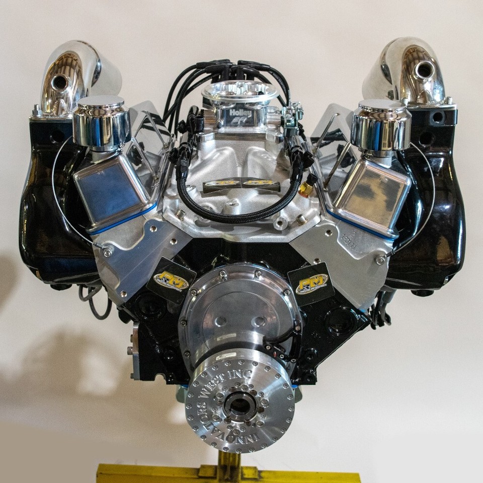 NEW 470HP 396ci Small Block Chevy Marine High Performance Crate Engine ...