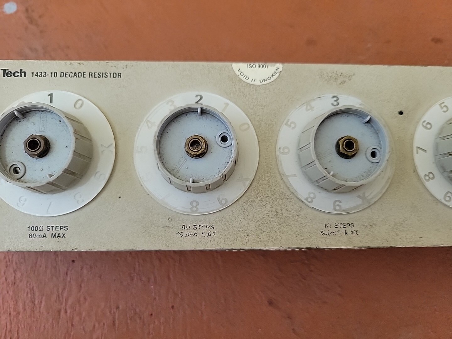 Quad Tech 1433-10 Decade Resistance Box 5 Dial | eBay