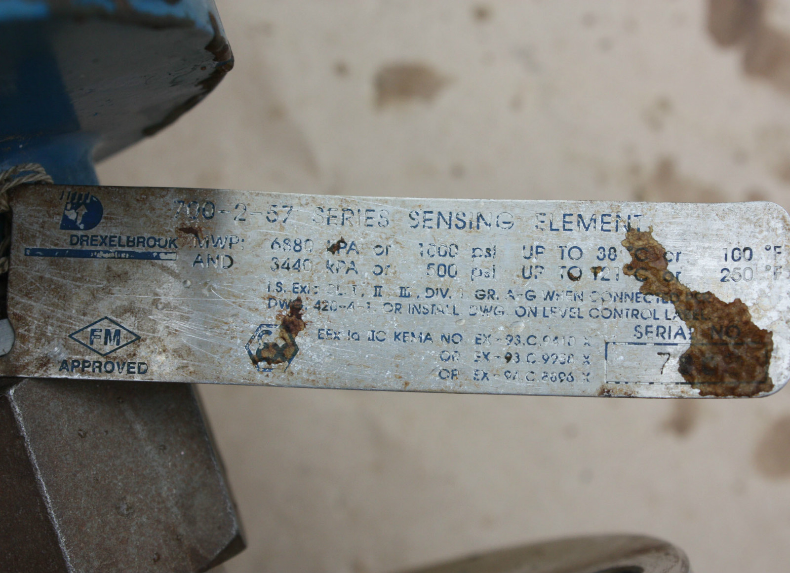 Drexel Brook capacitive Level transmitter 700-2-57 3420mm probe sensor ...