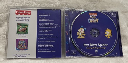 Fisher Price Laugh Smile & Learn CD Itsy Bitsy Spider Learning ...