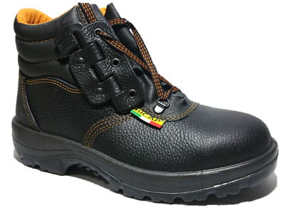 Shoes safety boots man Bicap a2214 6 Black Leather Original to | eBay