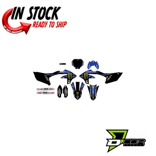 D'COR VISUALS COMPLETE MONSTER STAR RACING GRAPHICS 2024 YZ250F 20-50 ...