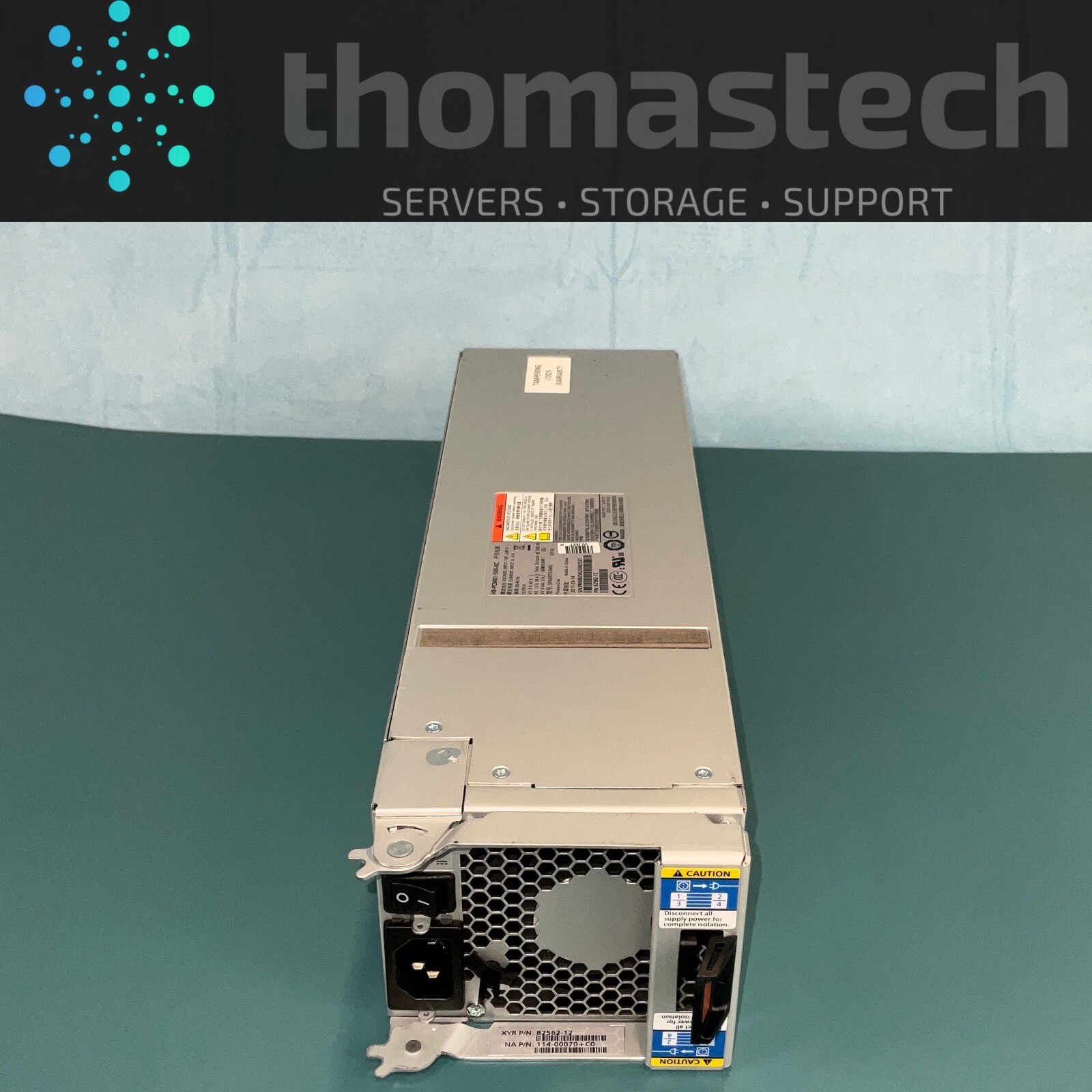 NetApp X518A-R6 (114-00070 / 82562-11 / HB-PCM01-580-AC) 580W Power Supply | eBay