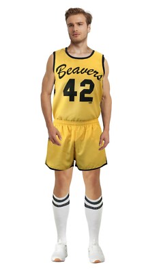 BEAVERS 42 Teen Costume Jersey + Shorts + Tube Socks Wolf Shirt | eBay