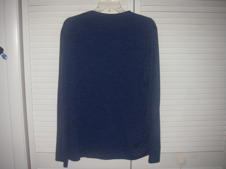PATAGONIA LOGO MEN'S BLUE LS PULLOVER TOP SZ XL 100% POLYESTER EUC | eBay